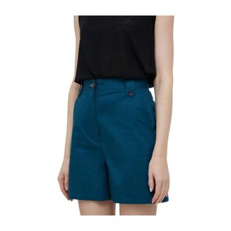 Paul Smith High-waist Mini Shorts - - Shorts - Damen - Blau - XS