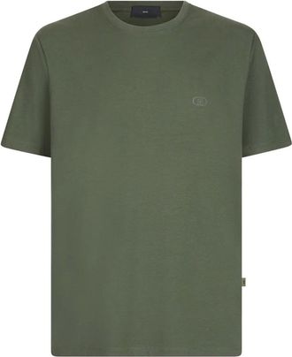 Liu Jo Homme, Tops, Vert, Taille: S Basiccontra T-Shirt