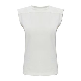 Jil Sander Femme, Tops, Blanc, Taille: 40 FR Haut en coton
