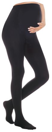 Nur Die Mama-Strumpfhose 50 DEN blickdicht Komfortbund Schwangerschaftsstrumpfhose Umstandsstrumpfhose Damen, schwarz, M