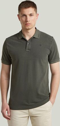 G-Star Dunda Overdyed Slim Poloshirt - Grau - Herren