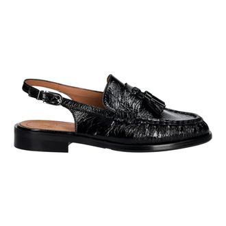 Billi Bi Slingback-Loafer mit Quastenbesatz - - Shoes - Damen - Schwarzk - 37 EU
