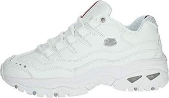 Skechers Femme Sport-Energy Sneaker Basse, White (Wml), 38.5 EU