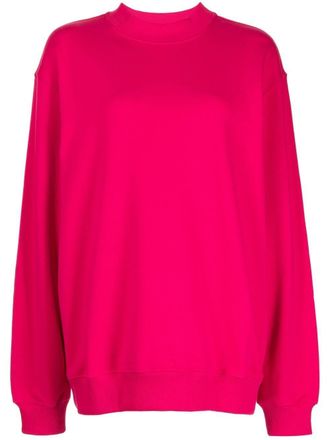 Msgm Sweatshirt mit Logo-Print - Rosa