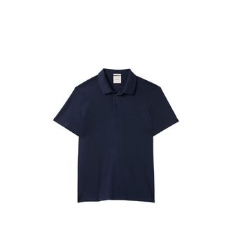 Calvin Klein Polo uni &agrave; patch logo brod&eacute; en coton