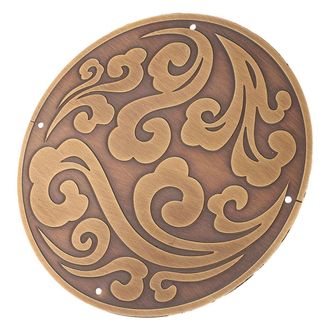 Lurrose Messing Schrank Applikationen Geschnitzte Aufkleber Vintage M&ouml;belverzierung f&uuml;r Bettt&uuml;ren