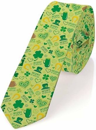 Generic Bonne Saint-Patrick Cravatte Doux Cravates Élégante Cravates Hommes Pour Femmes Célébrations Formelle