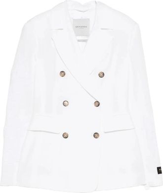 Ermanno Scervino Femme, Vestes, Blanc, Taille: 40 FR Mf010 Giacca