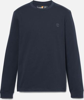 Timberland Dunstan River Langarm-T-Shirt f&uuml;r Herren in Dunkelblau, Herren, Blau, Gr&ouml;&szlig;e