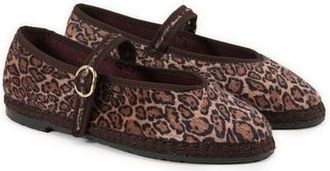 Flabelus Ballerines &agrave; bride en coton m&eacute;lang&eacute;