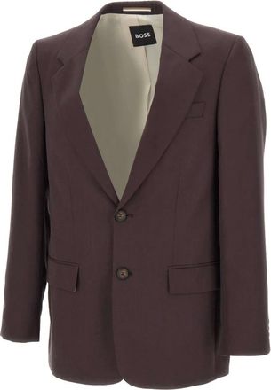 HUGO BOSS Homme, Vestes, Brun, Taille: 2XL Blazer en twill
