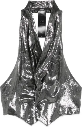 SAPIO Sapio, Femme, Vestes, Gris, Taille: 36 FR Gilet Sans Manches