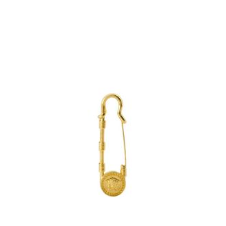 Versace Femme, Accessoires, Jaune, Taille: ONE Size Broche de s&eacute;curit&eacute; Medusa vintage