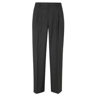 Dunst Pantalon &agrave; pinces semi-large - Homme - Pantalons - Gris - Taille: M