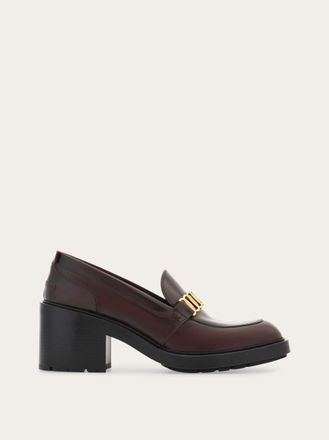 Ferragamo Damen Vara Chain Loafer Rot Gr&ouml;&szlig;e 35.5