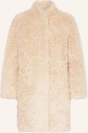Mrs & Hugs Mrs & Hugs Kunstfell-Mantel beige
