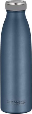 Thermocafé by Thermos TC BOTTLE night blue mat 0,50l, Isolierflasche aus Edelstahl, kohlensäurefest, 12h heiß 24h kalt, Auslaufsicher, für Schule, Unterwegs & Büro
