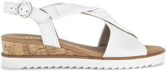 Gabor Femme, Chaussures, Blanc, Taille: 38 1/2 EU Schoenen Sandaal