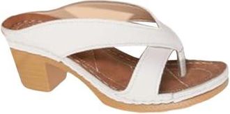 Generic Sandales Femme Compensés Pantoufles Grande Taille Bout Ouvert Slip on Tongs Sandales Talon Carré Été Confortable Respirantes 42