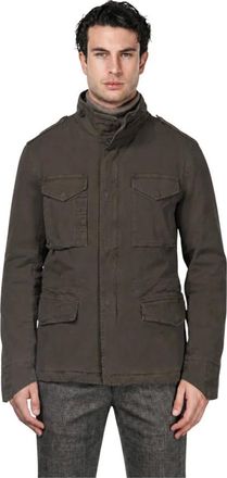 Mason's M74 Field Jacket - Homme - Vestes - Vert - Taille: 2XL