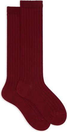 Gallo Gallo, Femme, Sous-v&ecirc;tements, Rouge, Taille: ONE Size Chaussettes Longues C&ocirc;tel&eacute;es en Laine