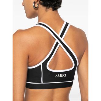 Amiri Cross-Back Sports Tank Top - Black
