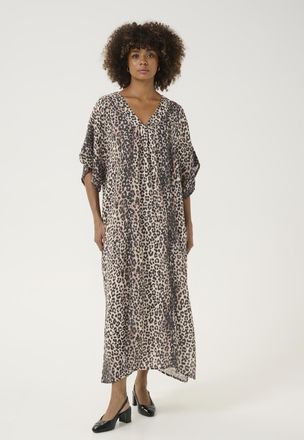 Culture Kleid mit Oversize-Passform Leopard