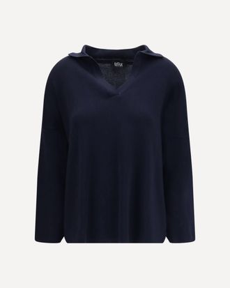Ella Wool polo collar Sweater Female XS