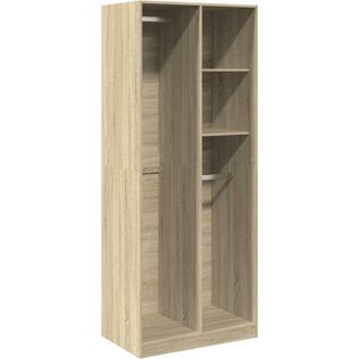 vidaXL Vidaxl - Garde-robe chêne sonoma 80x50x200 cm bois dingénierie