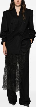 Zimmermann Wool Double-Breasted Blazer - Black