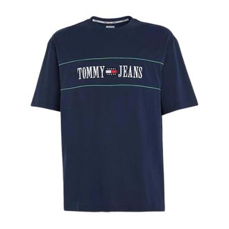 Tommy Jeans Homme, Tops, Bleu, Taille: S Skate Archive T-shirt Coton Bleu