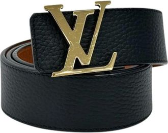 Louis Vuitton Ceinture Vintage Cuir Pre-owned - Homme - Pre-owned - Noir - Taille: ONE Size