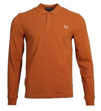 Fred Perry Polo &agrave; manches longues pour homme M6006, Nut Flake, 3XL