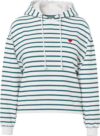 Pieces Pcchilli Ls Hoodie Stripes Emb Noos Bc