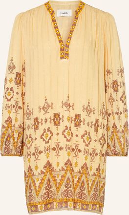 BA&SH Ba&Sh Kleid Zola Mit Glitzergarn gelb