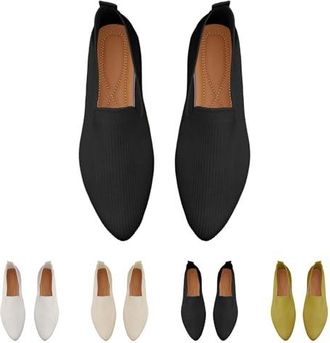 Generic Chaussures plates pour femme - Baskets orthop&eacute;diques respirantes - Antid&eacute;rapantes - Chaussures d&eacute;t&eacute; l&eacute;g&egrave;res et d&eacute;contract&eacute;es - Chaussures confortables