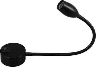 DOITOOL Applique Murale Led Flexible 360&deg; Avec Interrupteur Int&eacute;gr&eacute; Lampe Murale Pour Salon Chambre Lumiere Sans Fil Design Moderne