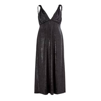 Lardini Verziertes Samtkleid - - Dresses - Damen - Schwarzk - S