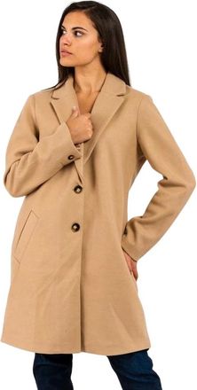 Gas Gas, Femme, Manteaux, Brun, Taille: 42 FR Manteau crois&eacute;