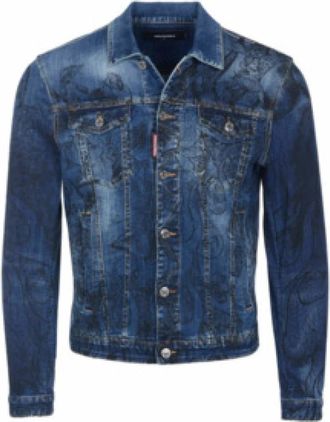 Dsquared2 Blaue Herrenjacke- Zeitloses Design - - Jackets - Herren - Blau - M