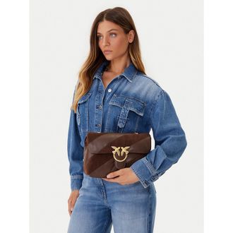 Pinko Handtasche PINKO Love Puff Classic Cl Al 25-26 PLTT 100038 A2JY Braun