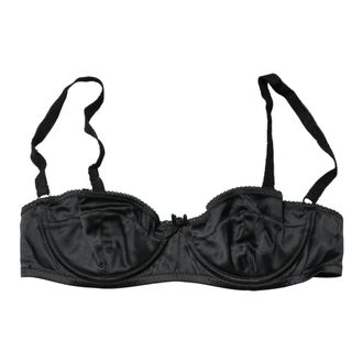 Dolce & Gabbana Femme, Sous-v&ecirc;tements, Noir, Taille: 38 FR Soutien-gorge balconnet &agrave; armature et semi-coussinets