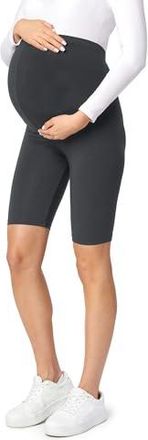 Be Mammy Legging Court Grossesse Maternité Tenue Sport 04(Graphit, XXL)