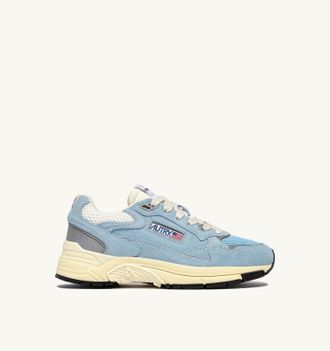 Autry BASKETS HYPERWAY EN MESH EN DAIM PORTOFINO ET MARSHMALLOW