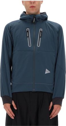 And Wander Alpha Air Jacket - - Jackets - Herren - Blau - L