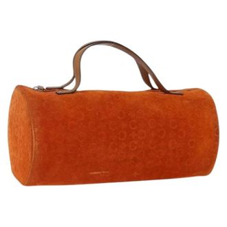 Celine Sac Boston Vintage Pre-owned - Femme - Pre-owned - Orange - Taille: ONE Size