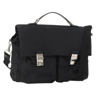 Gucci Pre-owned Vintage Nylon Schultertasche - - Pre-owned - Damen - Schwarzk - ONE SIZE