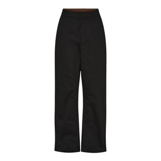 Notyz Straight Leg Hose - - Trousers - Damen - Schwarzk - 2XL