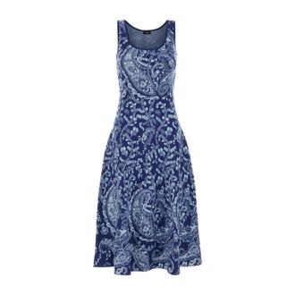 Etro Besticktes Strickkleid - - Dresses - Damen - Blau - XS