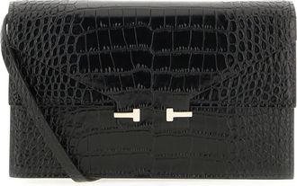 Tom Ford Femme, Sacs, Noir, Taille: ONE Size Frame Vertical Clutch